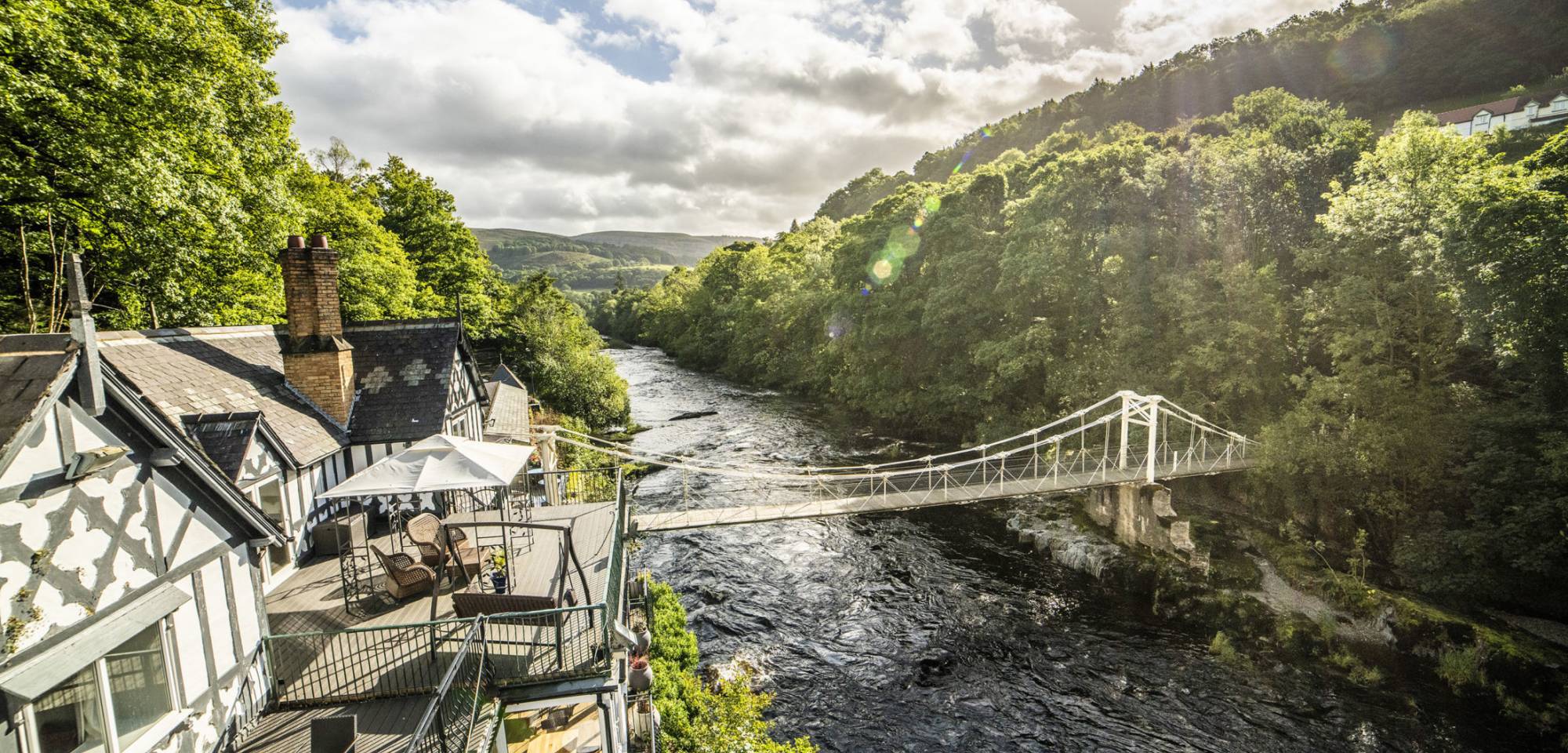 The Chainbridge Hotel | Riverside Hotel, Llangollen, North Wales
